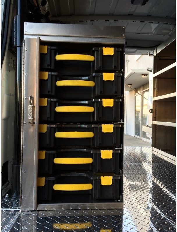 Parts Organizer TowerFits 6 Stanley bins – PlumbingVans.com