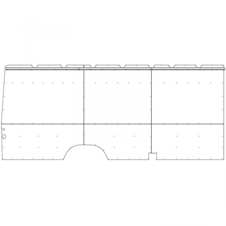 Sprinter Interior Wall Panels High Roof 170WB Ext. Driver-side ...