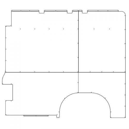 ProMaster Interior Wall Panels High Roof 159WB Std. Passenger-side ...
