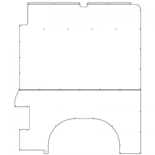 ProMaster Interior Wall Panels High Roof 136WB Passenger-side ...