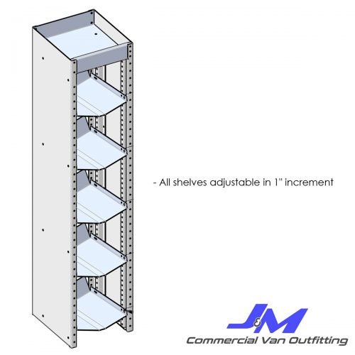 Freon Tank Tower 14″D x 59″T x 12.5″W SKU: 010105 – PlumbingVans.com