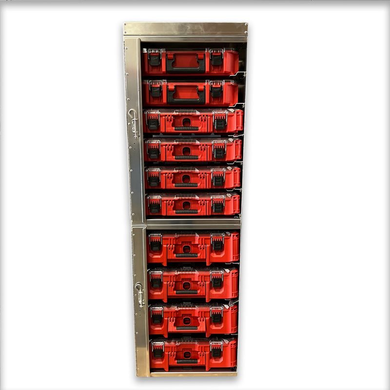 Parts Organizer Tower Fits 6 Milwaukee Pack Out bins SKU: 030008 ...